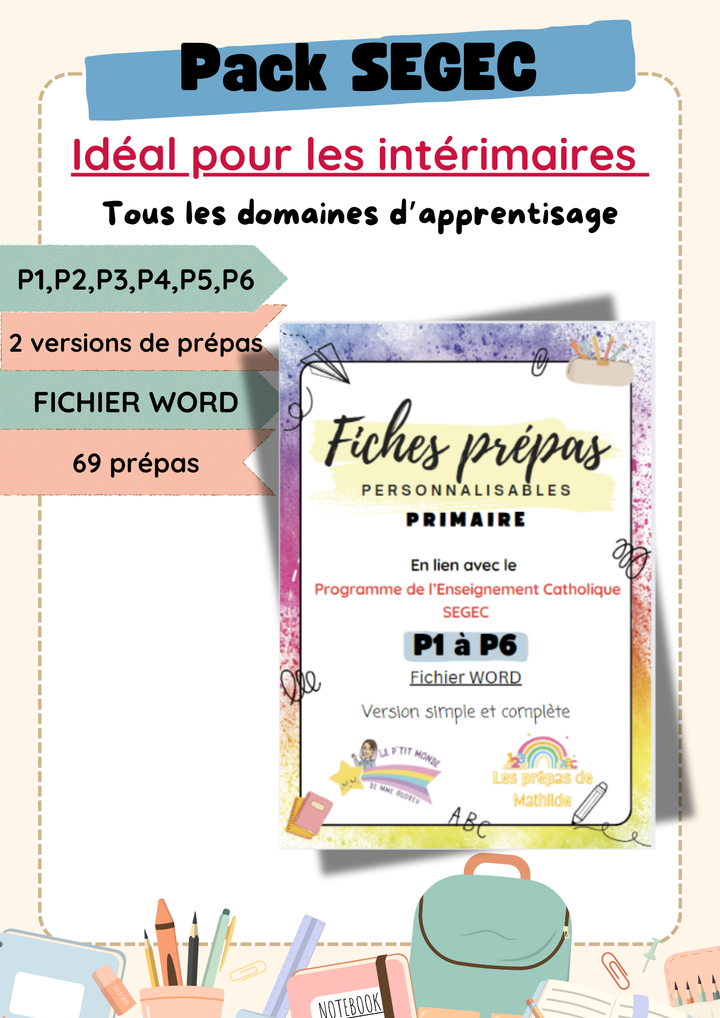 Préparations Maternelle | Outils Pédagogiques | Référentiel Belgique – Lesprepasdemathilde