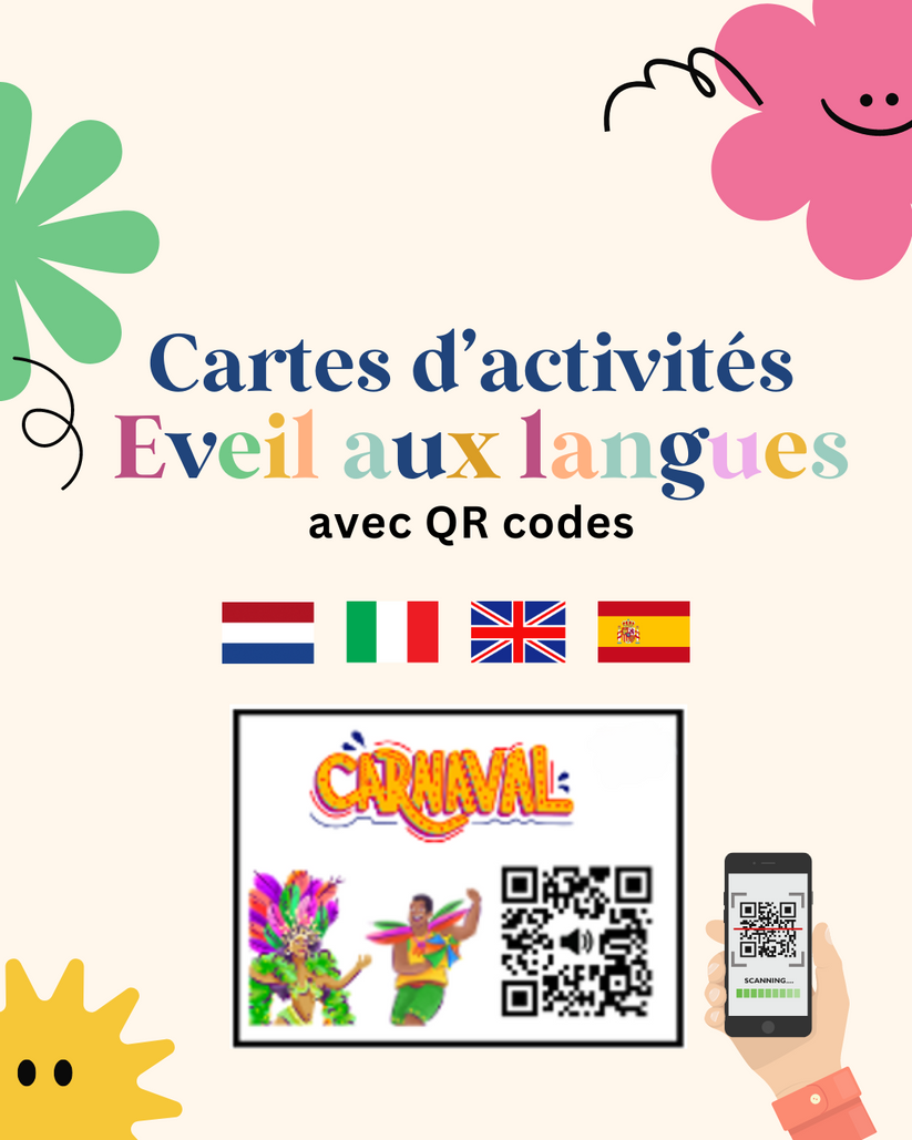 QR codes Eveil aux Langues : le vocabulaire de Carnaval ...